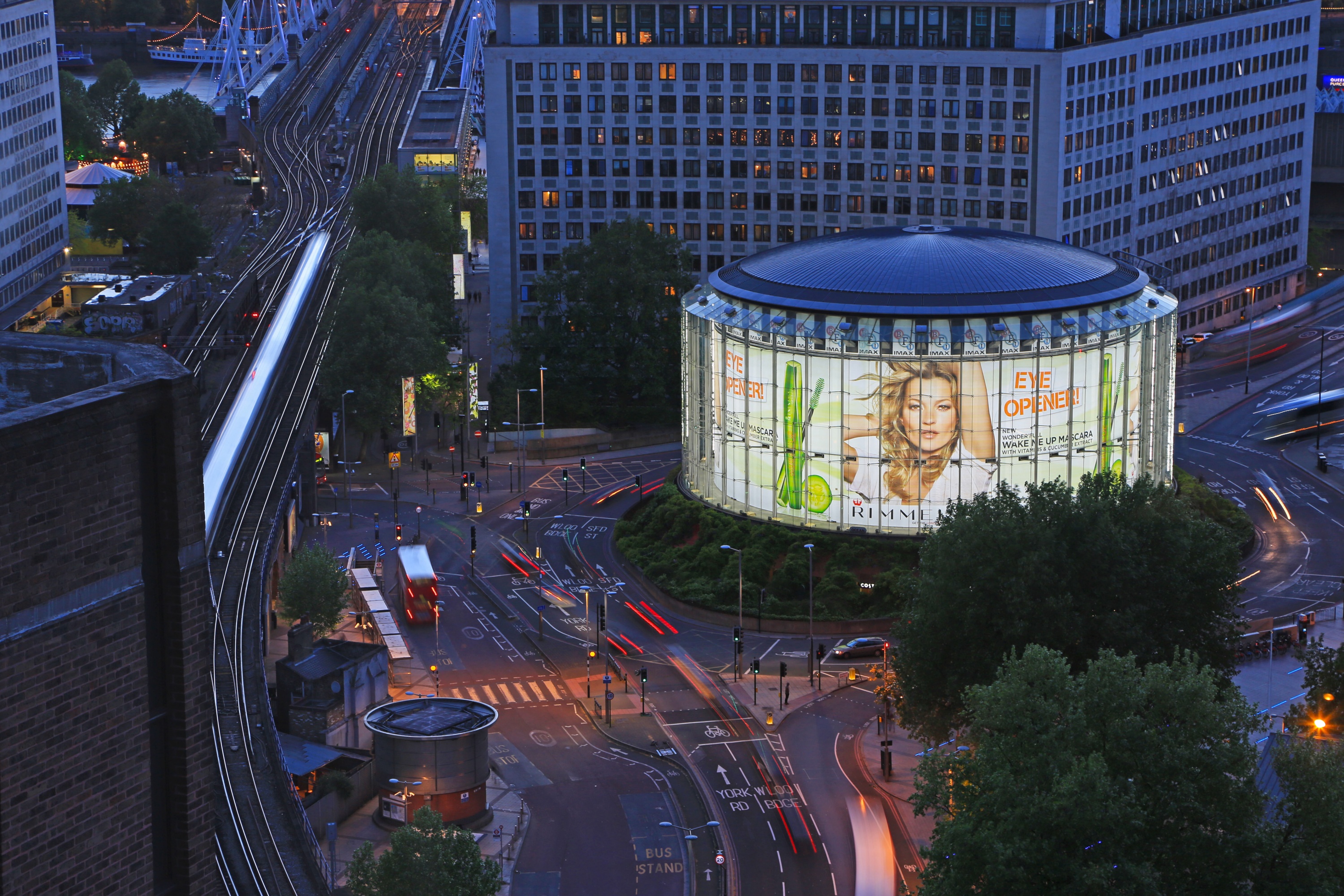 Iconic IMAX gets the London Look with Kate Moss | Ocean Outdoor